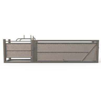 SheepKing® Drafting V Race with Throw Down Gate | Metalcorp